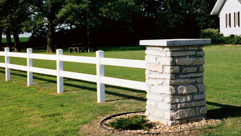 Vinyl Two Rail Fence Style | Kearney, Nebraska